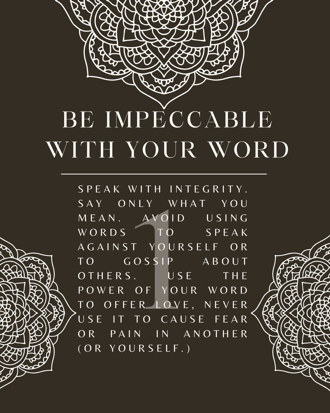 The Four Agreements Artwork- Digital Print - Etsy