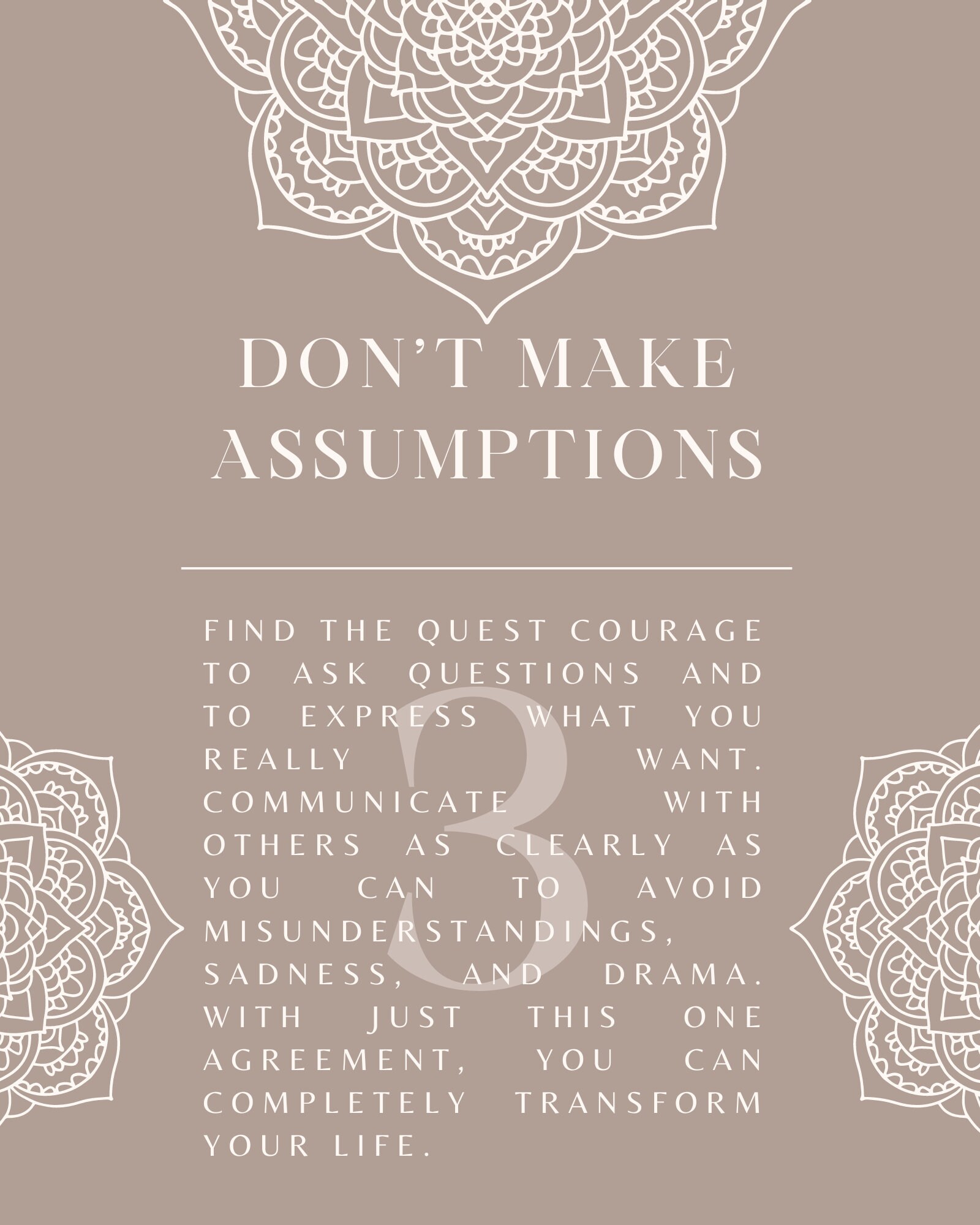 The Four Agreements Artwork- Digital Print - Etsy