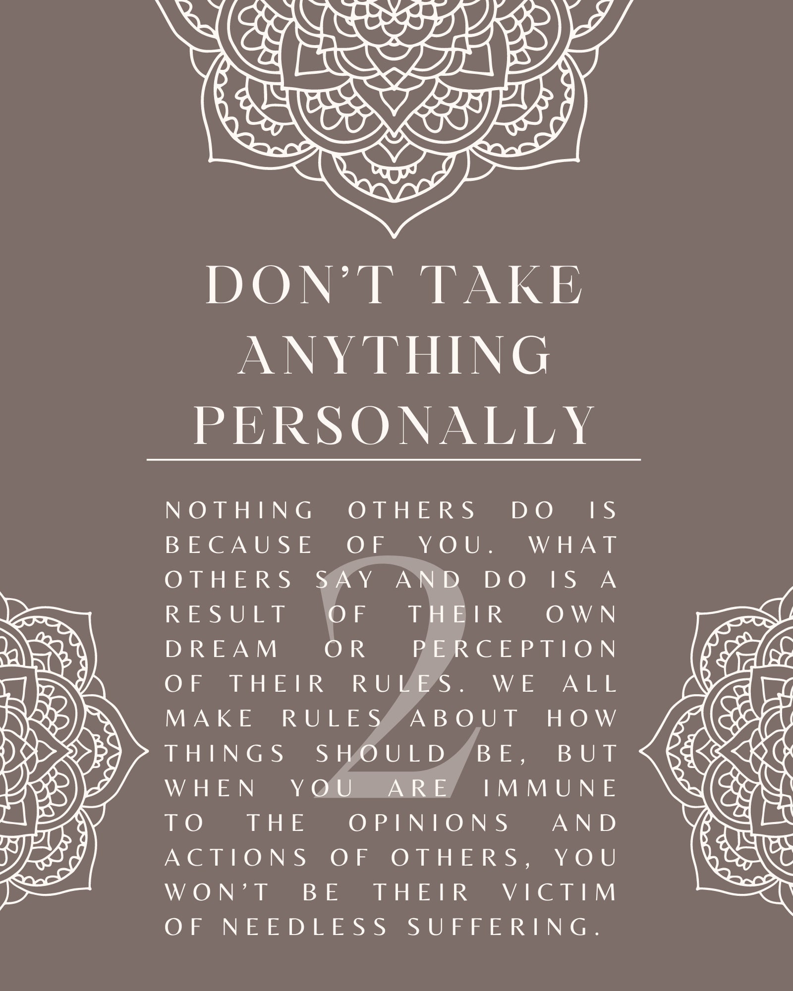 The Four Agreements Artwork- Digital Print - Etsy