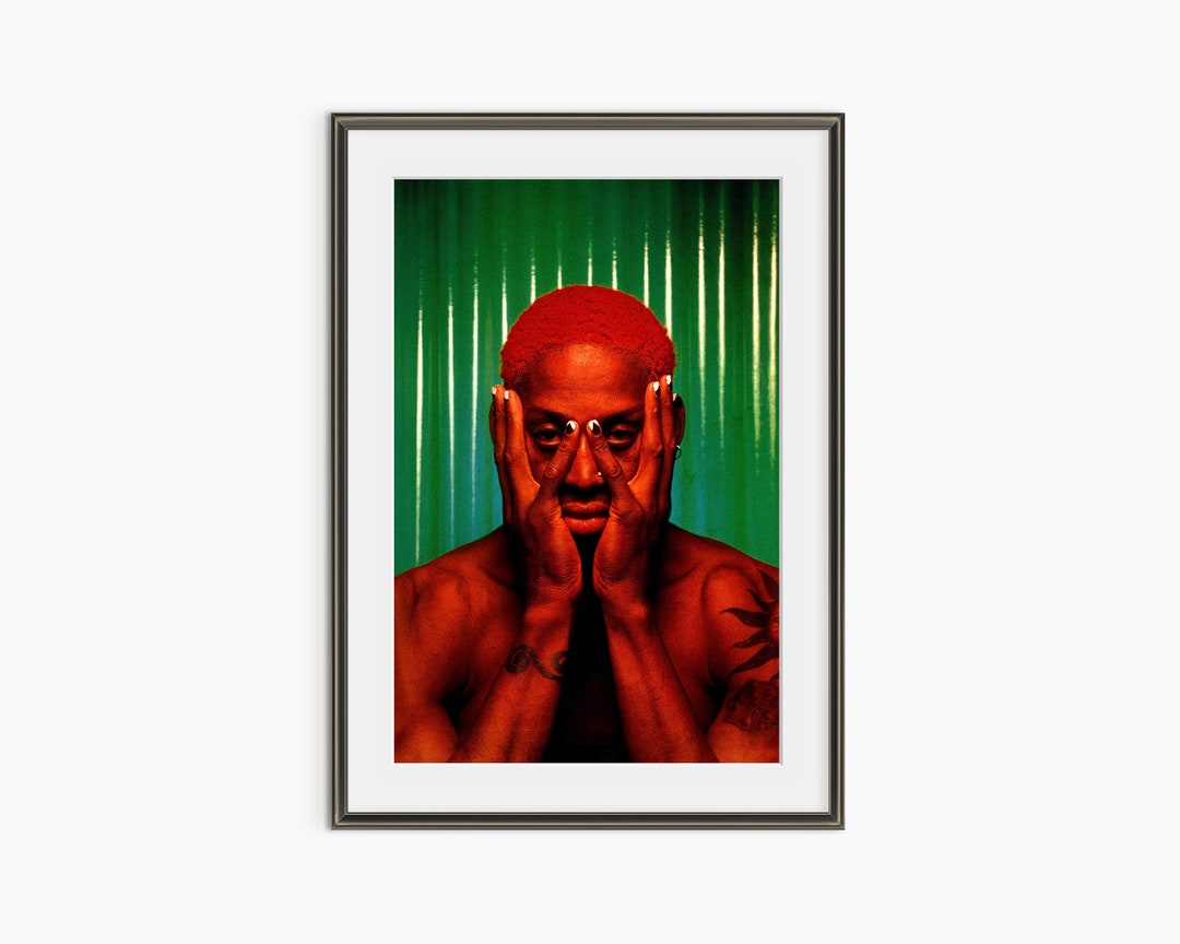 Dennis Rodman, Photography Prints, Dennis Rodman Poster, Basketball ...