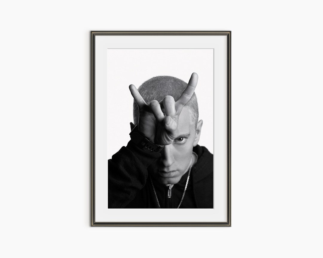 Eminem, Photography Prints, Eminem Poster, Eminem Print, Rapper Poster ...