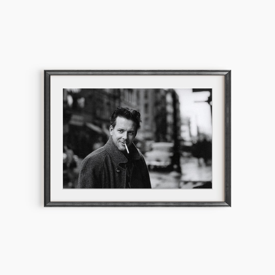 Mickey Rourke Black White Photo New York Posters Mickey - Etsy