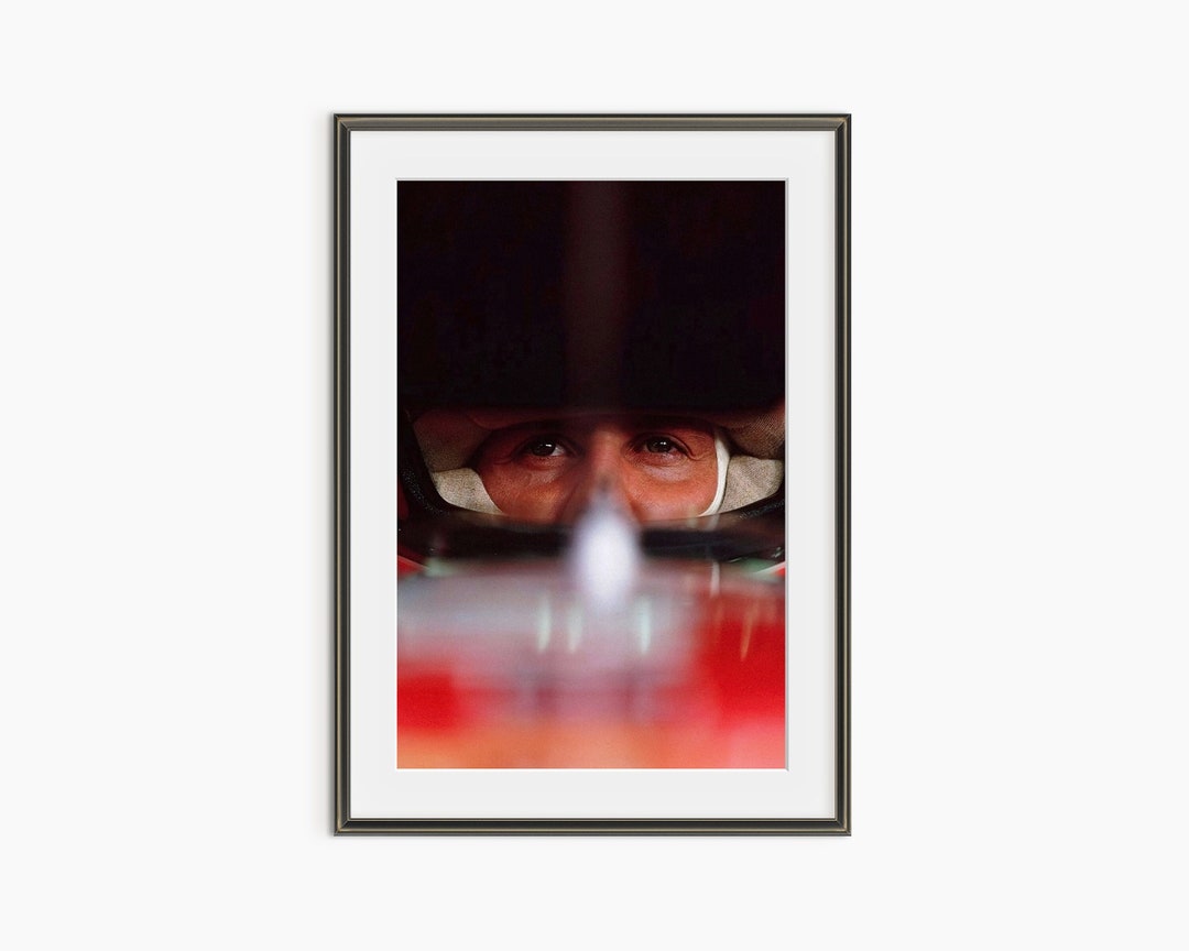 Michael Schumacher Poster, Formula One Ferrari Driver, Formula 1 Helmet ...