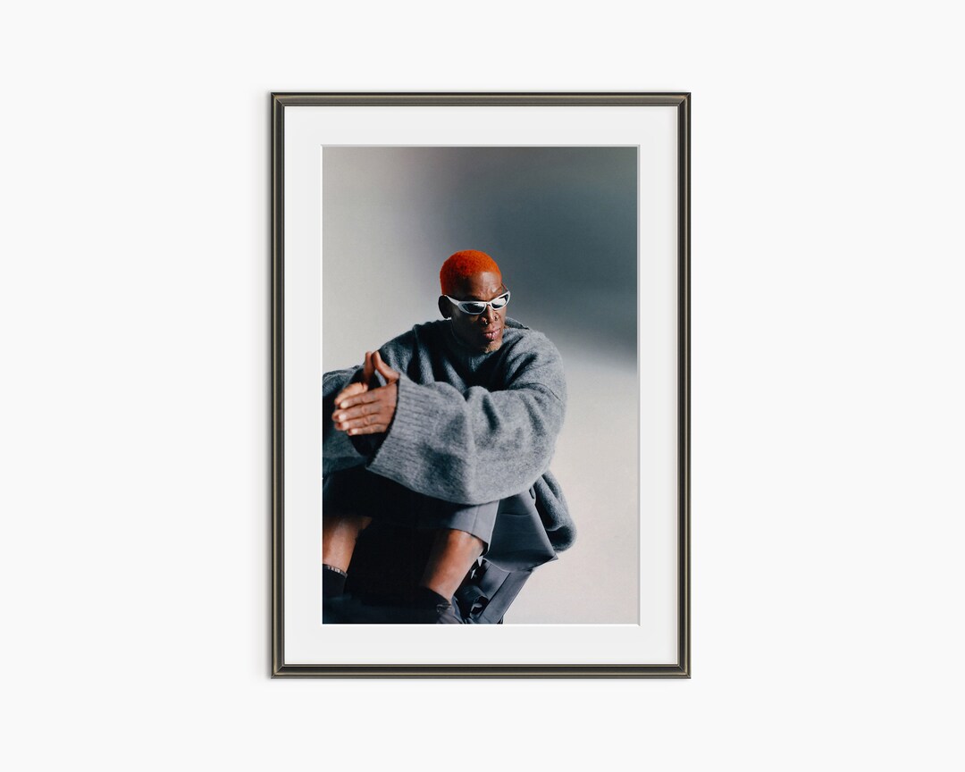 Dennis Rodman, Photography Prints, Dennis Rodman Poster, Fashion Print ...