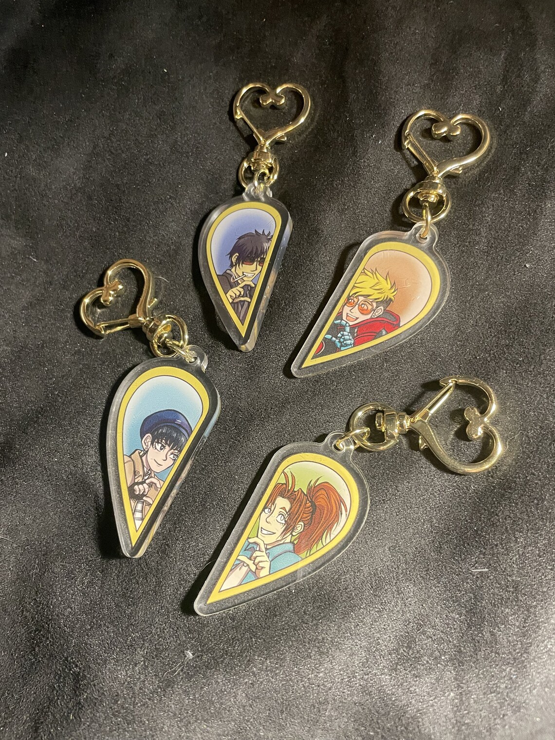 Trigun Ship Heart Keychains - Etsy
