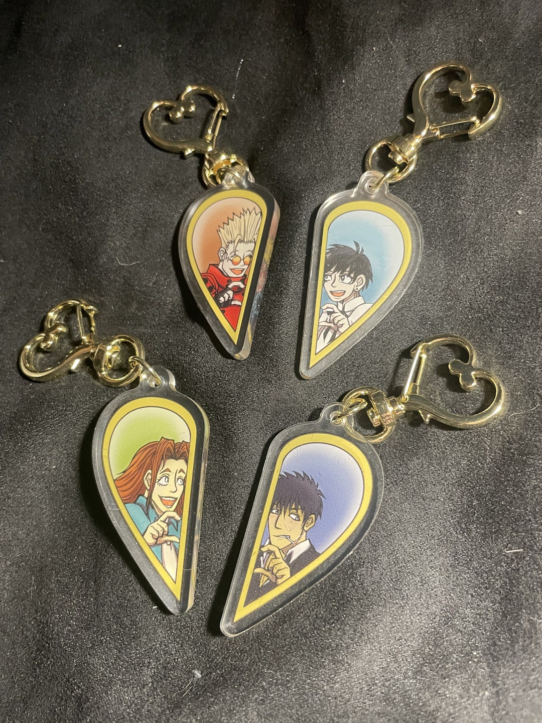 Trigun Ship Heart Keychains - Etsy