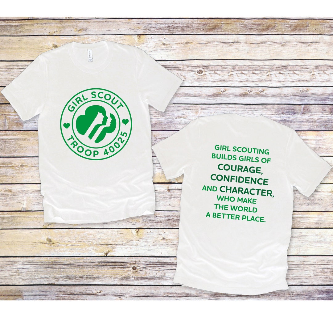 Custom Girl Scout Shirt,scout Troop Number Shirt, Custom Scout Leader ...