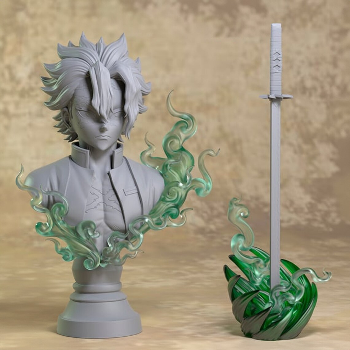 Demon Slayer Kimetsu No Yaiba-inspired 3D Text Design - Etsy