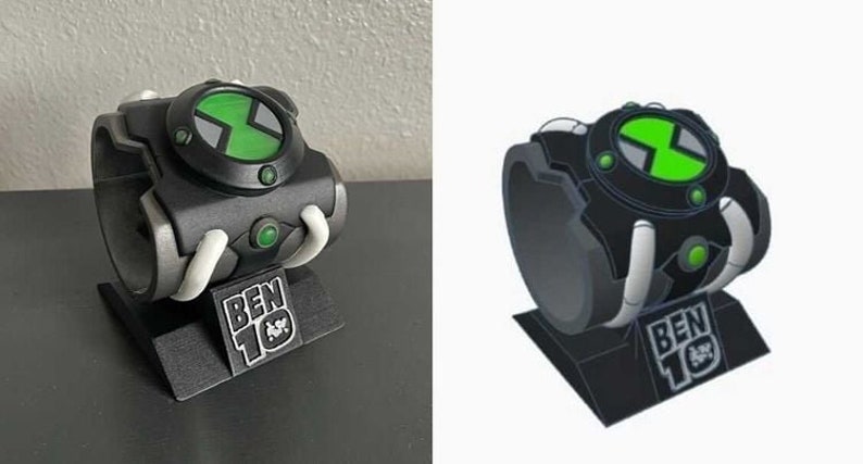 Ben 10 Classic Omnitrix Watch 3D Printed Model, Ben 10 Classic Omnitrix ...