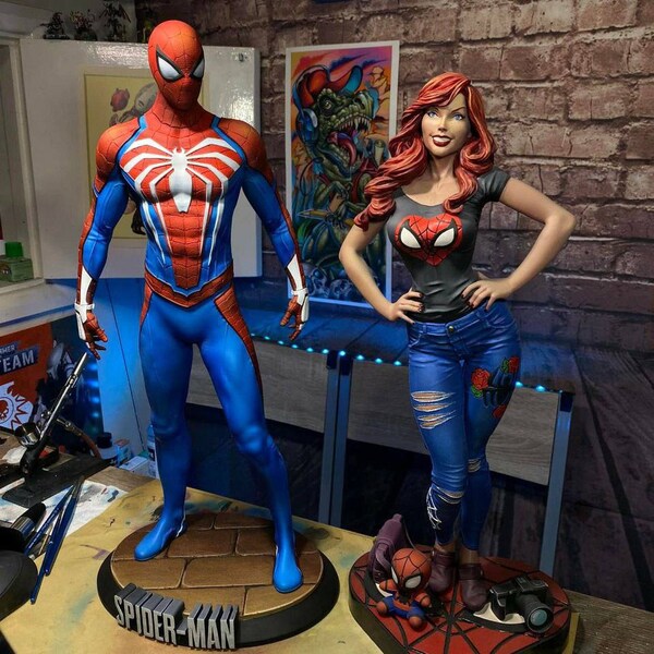Spiderman Mary Jane Stl Etsy