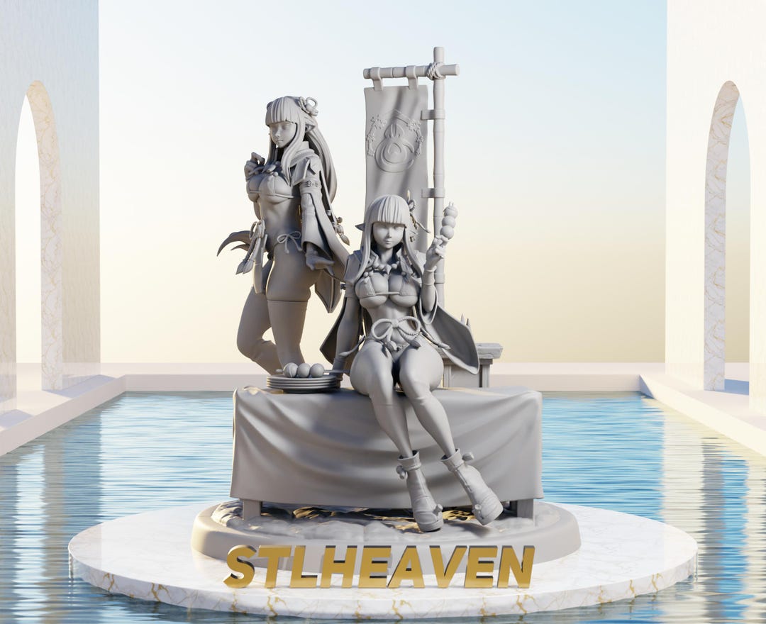 Hinoa Minoto 3D Model STL File Monster Hunter Rise Instant Download ...