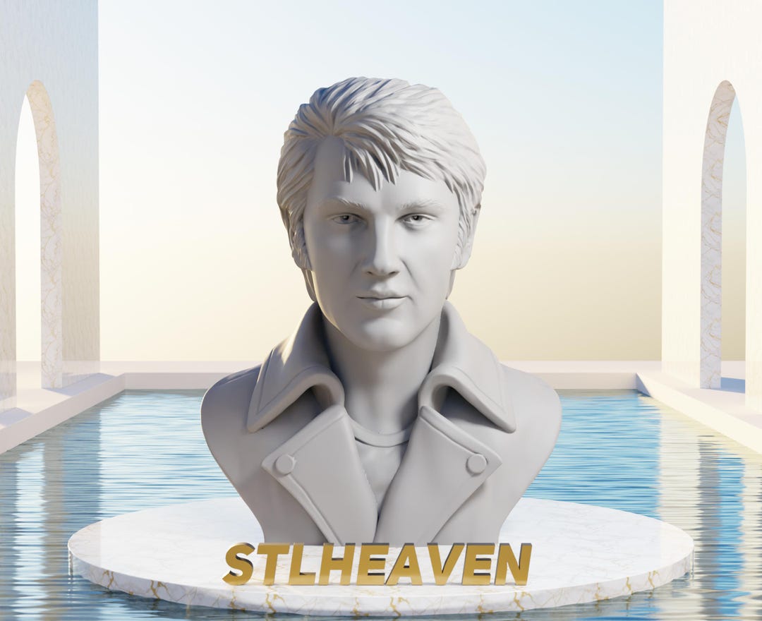 Elvis 3D Model STL File Iconic Music Legend Instant Download Easy 3D ...