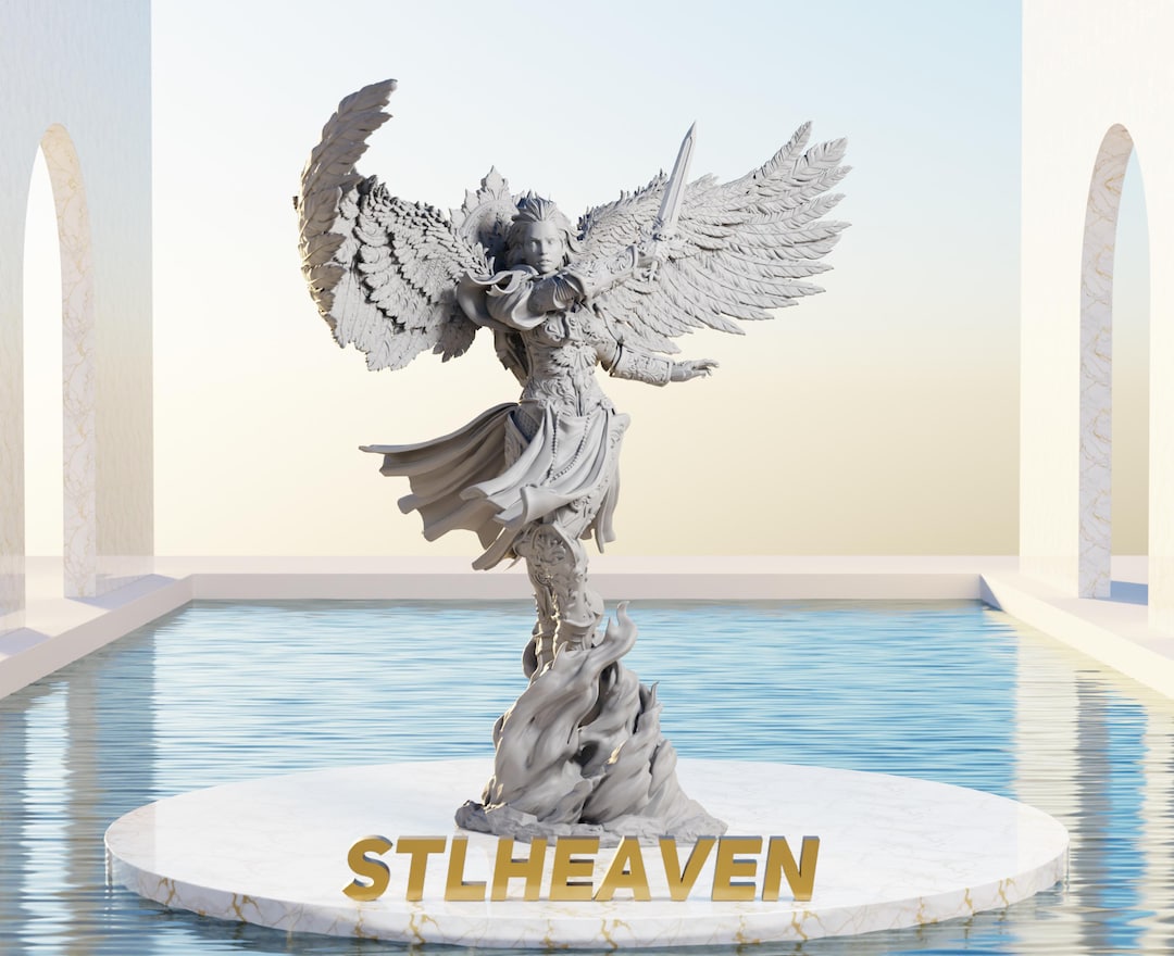 Archangel 3D Model STL File Comics Instant Download Easy 3D Printing ...