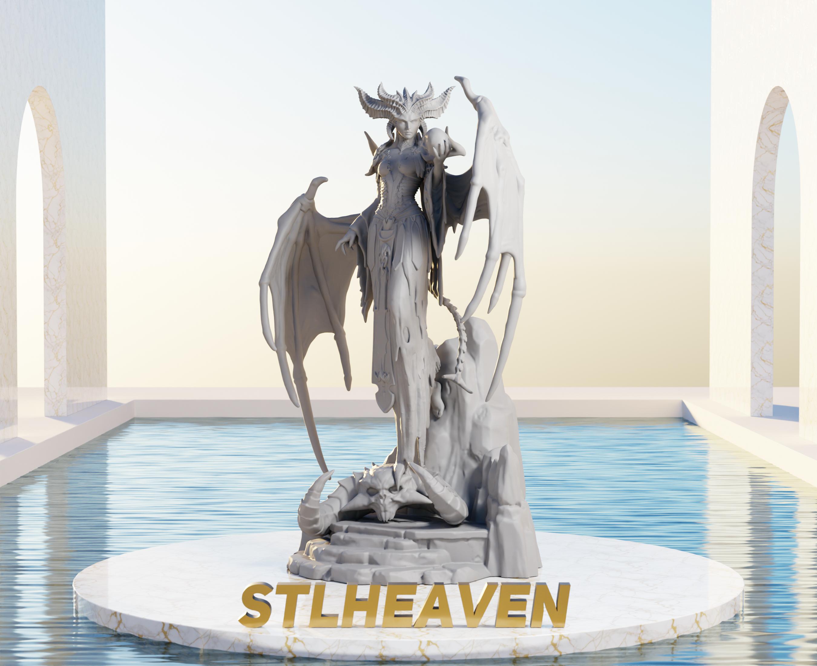 Lilith 3D Model STL File Diablo Series Instant Download Easy 3D ...