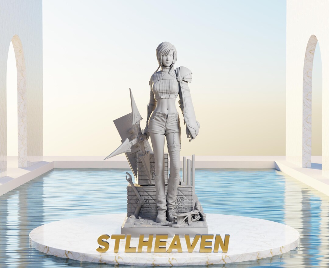 Yuffie 3D Model STL File Final Fantasy Series Instant Download Easy 3D ...