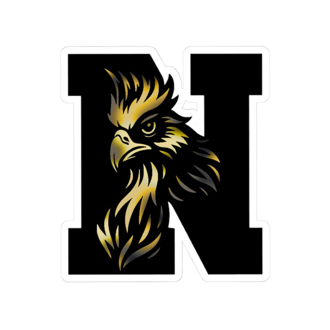 N Golden Hawks Sticker | Custom Emblem | Decor, Laptop Stickers, Car ...