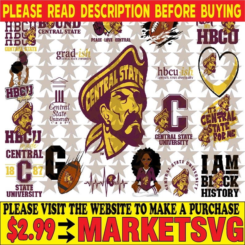 Central State University Svg HBCU Svg Collections HBCU Svg - Etsy