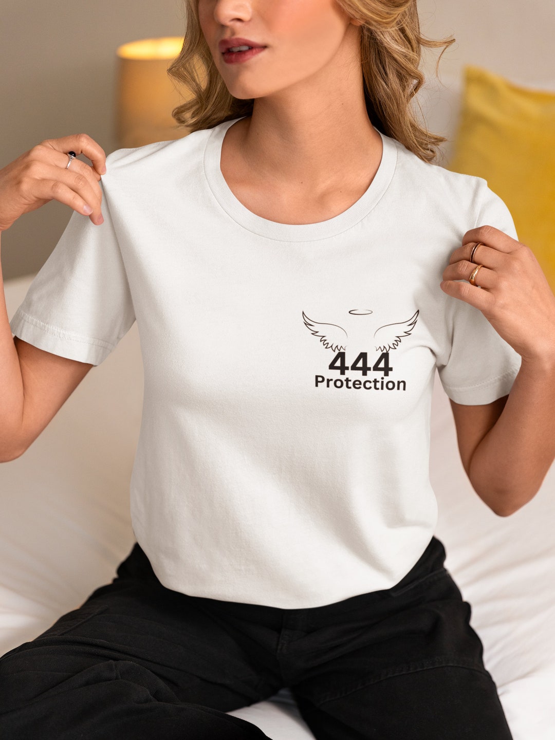 444 Protection Angel Numbers Ultra Cotton Tee - Etsy