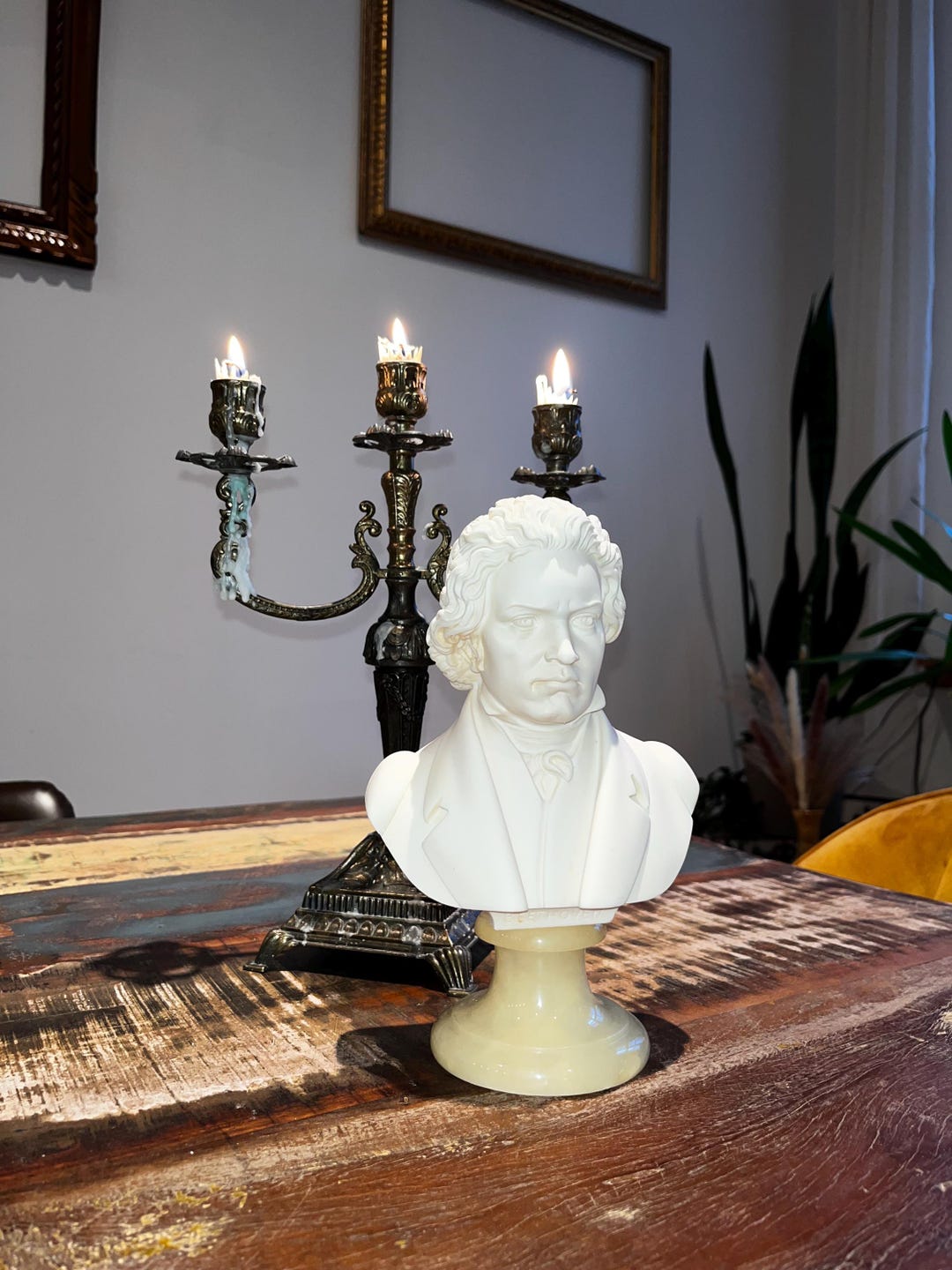 Beethoven Bust Statue Vintage Figurine Sculpture - Etsy