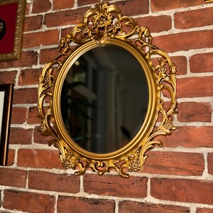 Ornate Mirror Goth Gothic Gold Antique Style Plastic Frame Baroque ...