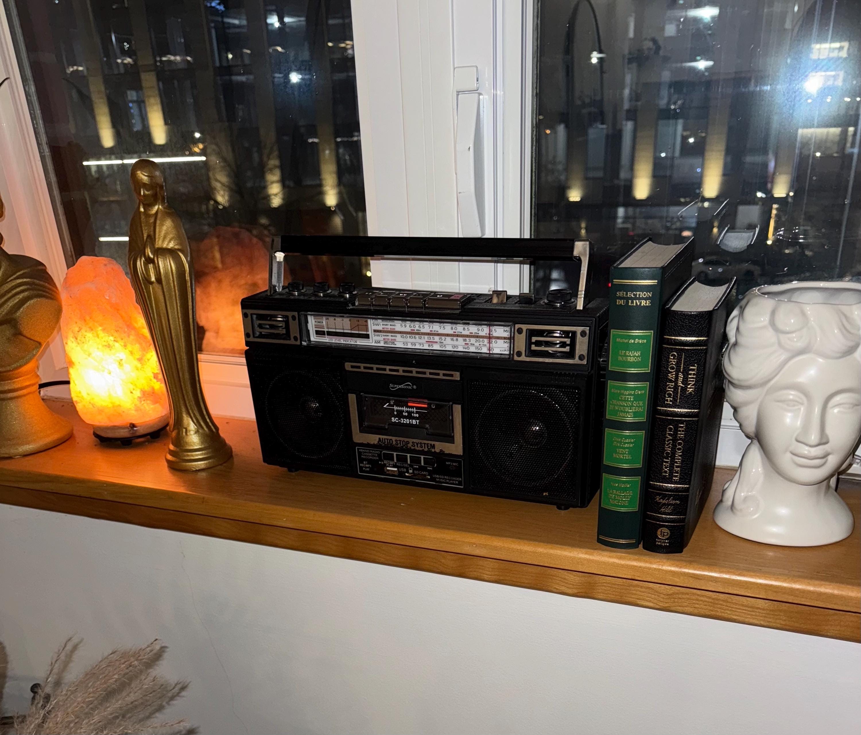 Retro Boombox Nostalgic Shelf Decor Music Display Piece - Etsy