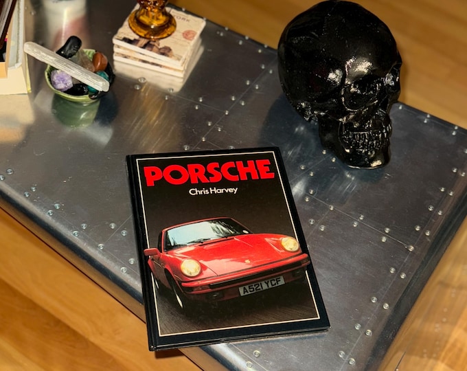 Vintage Porsche Coffee Table Book 80s 90s Retro MCM Exotic Sports Car ...