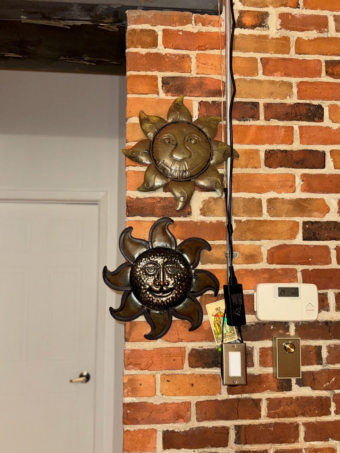Vintage Celestial Wall Decor Retro Metal Sun 90s - Etsy