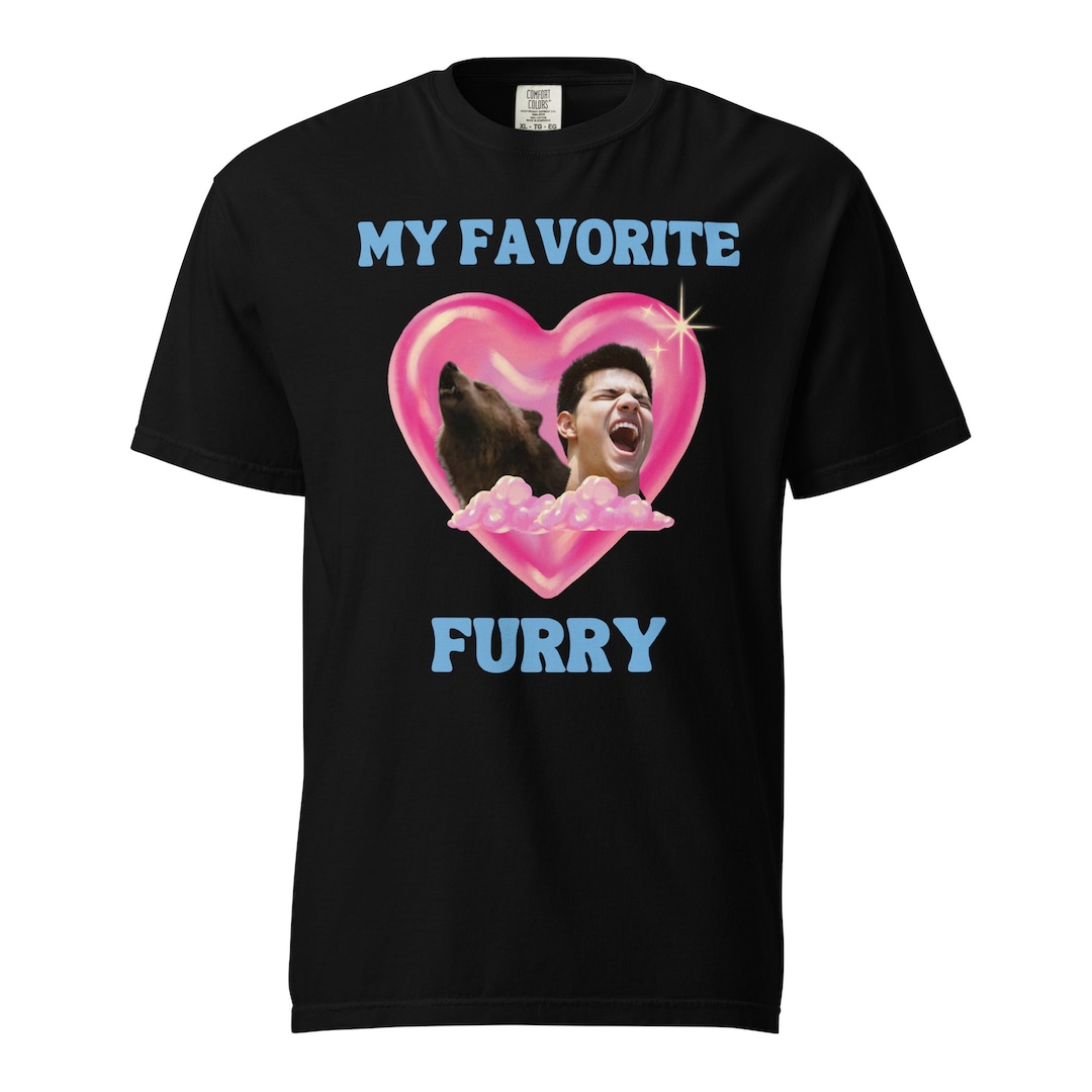 Jacob Black is My Favorite Furry / Twilight Meme Shirt / Jacob Black ...