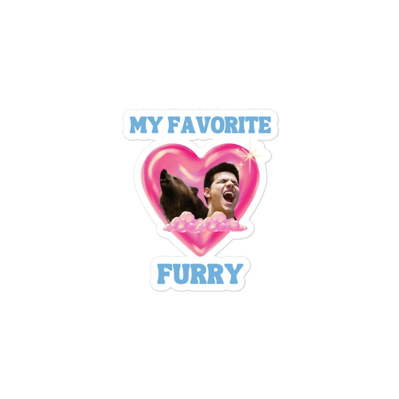 Jacob is My Favorite Furry /twilight Meme Sticker / Funny Sticker ...