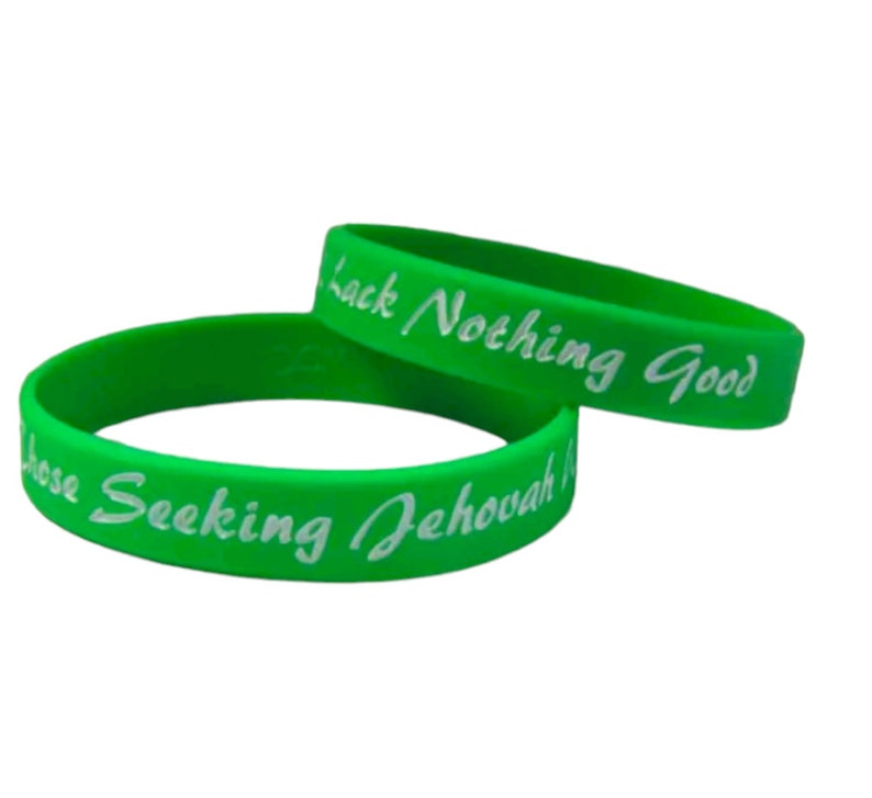 Bible Verse Scripture Wristbands Multiple Choice Psalms Jehovah's ...