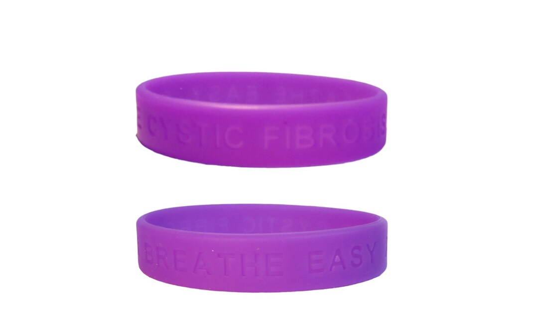2x Milan Foundation Cystic Fibrosis Bracelet Breathe Easy Youth Small ...