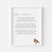 Robin Poem Print | Grief Gift | Sign of Loved Ones | Comforting Poem ...