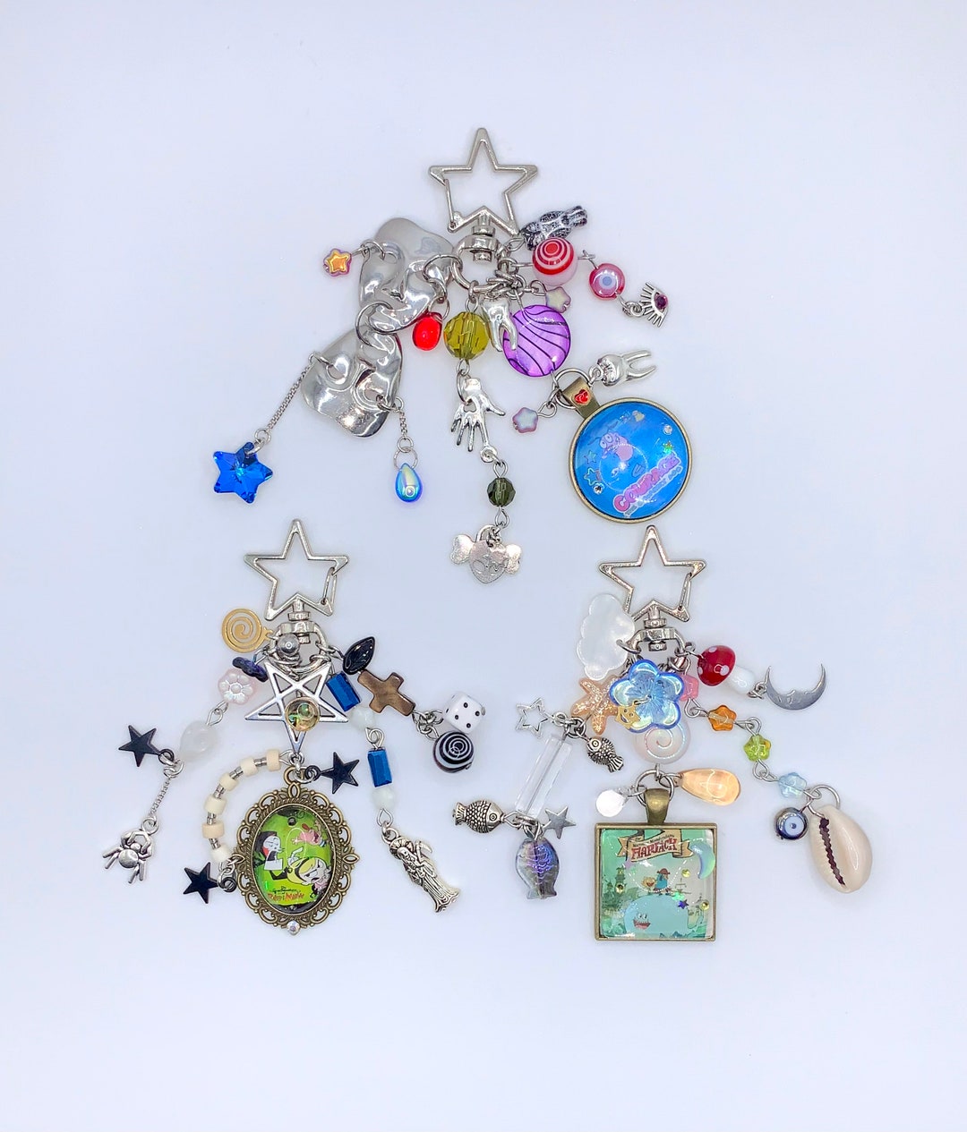 Nostalgic Cartoon Network Clutter Keychains, 90s, 2000s, Weirdcore ...