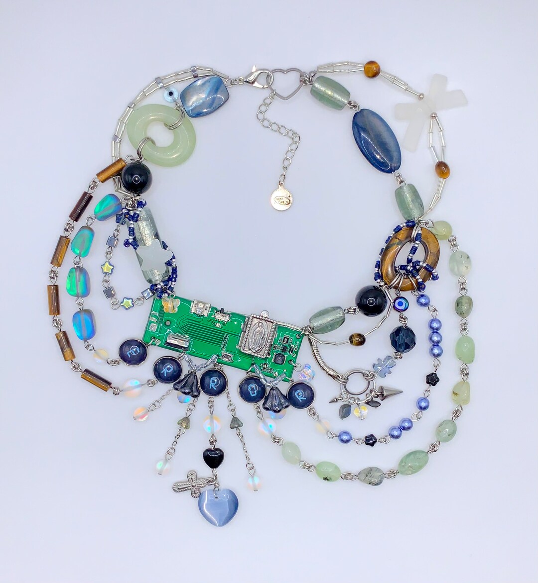 Err0r 0n St4rb0ard Necklace- Cybercore, Post-apocalyptic, Steampunk ...