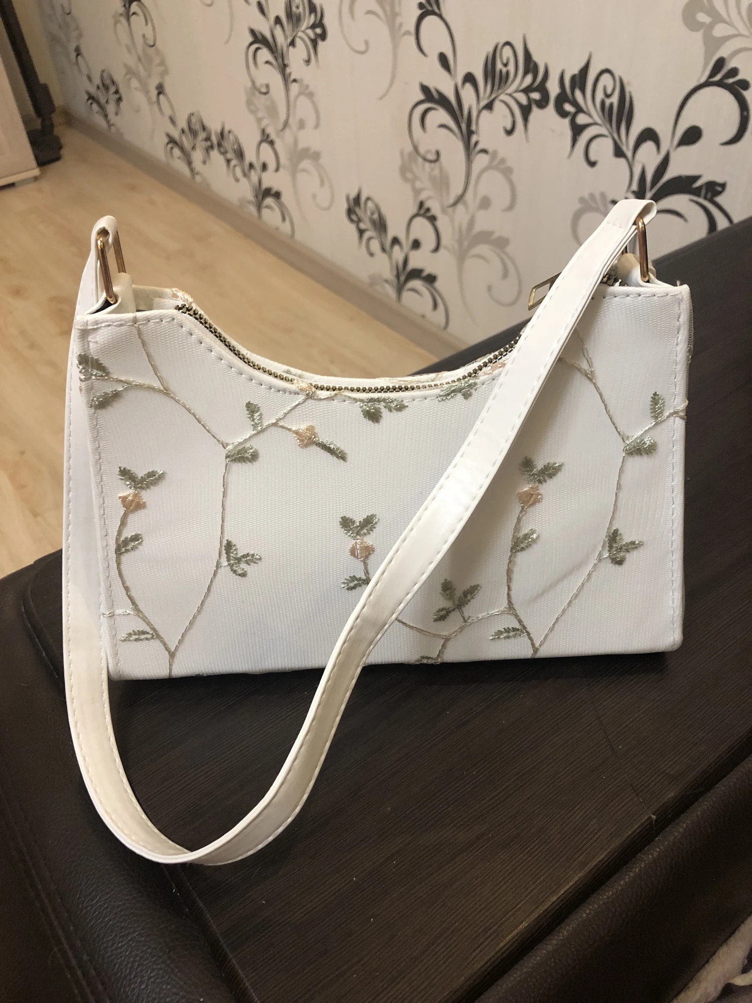 Floral Crossbody Bag, Wildflower Bag , Flower Handbag, Wrist and ...