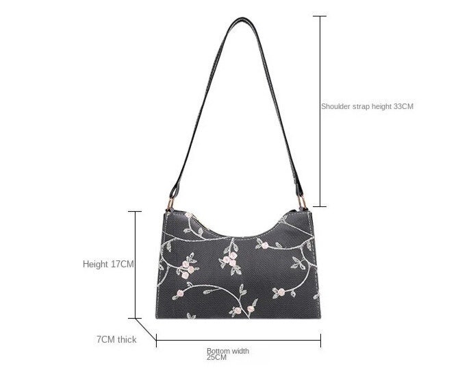 Floral Crossbody Bag, Wildflower Bag , Flower Handbag, Wrist and ...