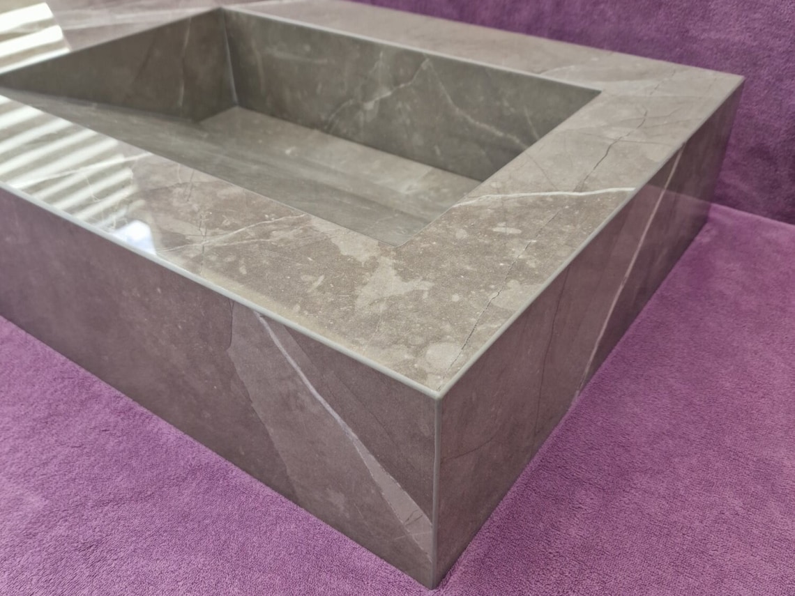 Bespoke Handmade Porcelain Sinks Custom Sink, Marble Sink, Bathroom ...