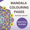 Flower Mandala/zentangle Coloring Page - Etsy