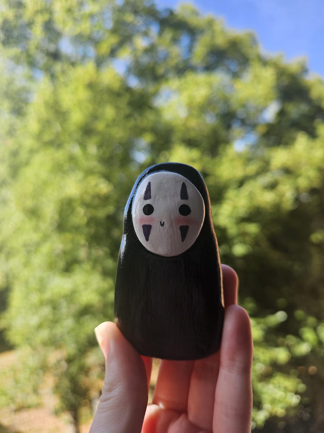 Spirited Away No Face Clay Figure - Etsy