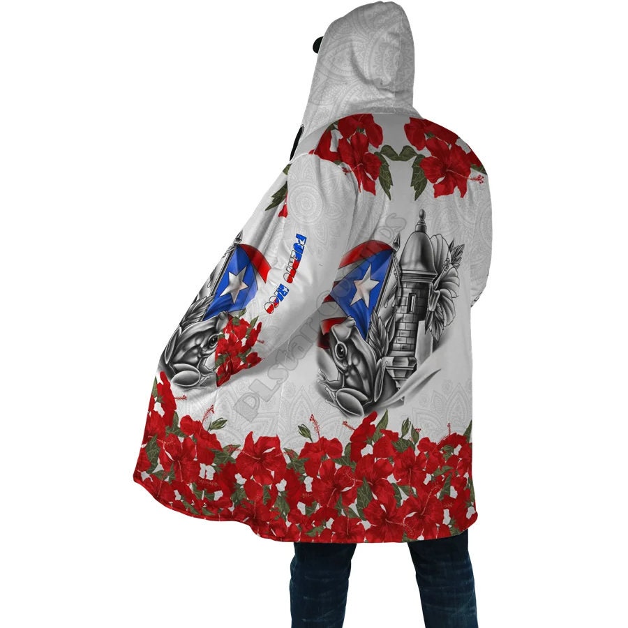 Psychedelic Cloak, Colorful Cloak Coat, 3D All Over Printed Hooded ...