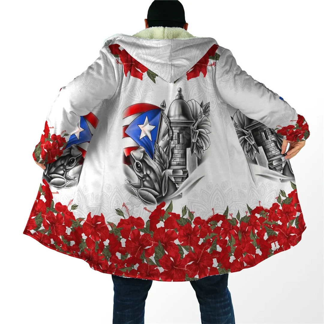 Psychedelic Cloak, Colorful Cloak Coat, 3D All Over Printed Hooded ...