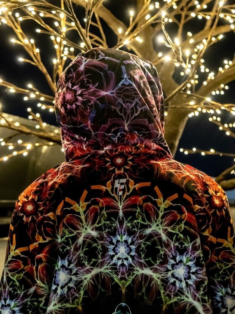 Iris All Over Print Dream Cloak Iris 3D Hooded Cloak Festival Clothing ...