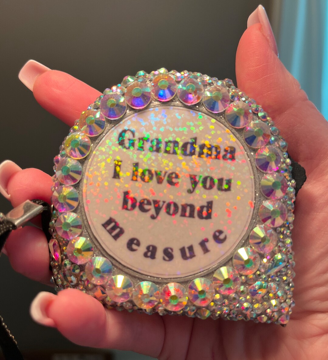 Personalizable Tape Measure AB Rhinestone Blinged - Etsy