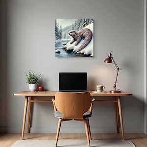 Haida First Nation Otter Wall Art Abstract Coast Salish Pacific ...