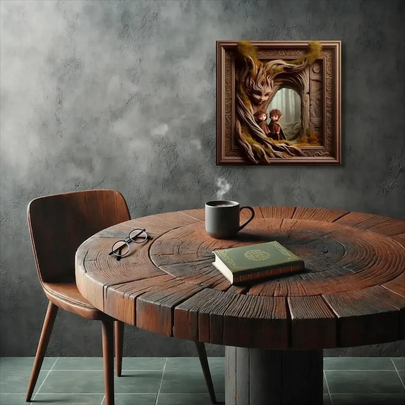Wood Elves Wall Art 3D Unique Optical Illusion Cute Elves Unique ...