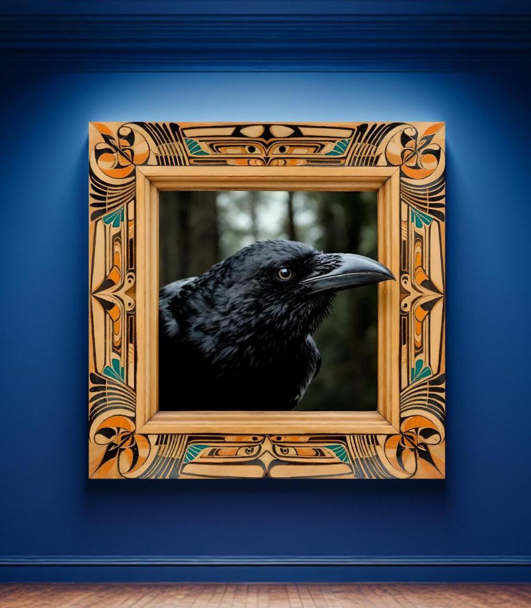 Haida First Nations Raven Wall Art 3D Fun Unique Optical Illusion PNW ...