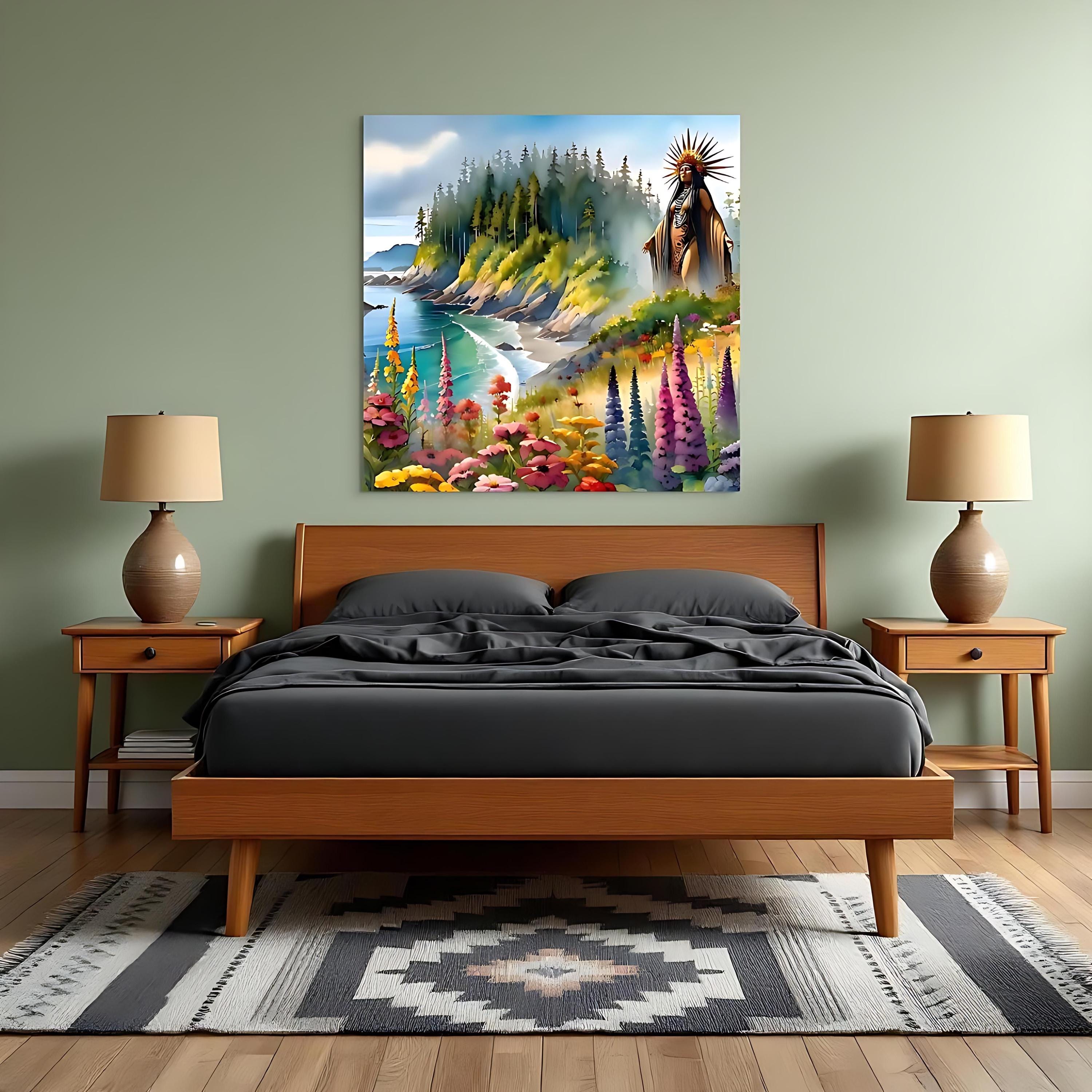 Indigenous Wall Art First Nations Goddess Haida Tlingit Pacific ...