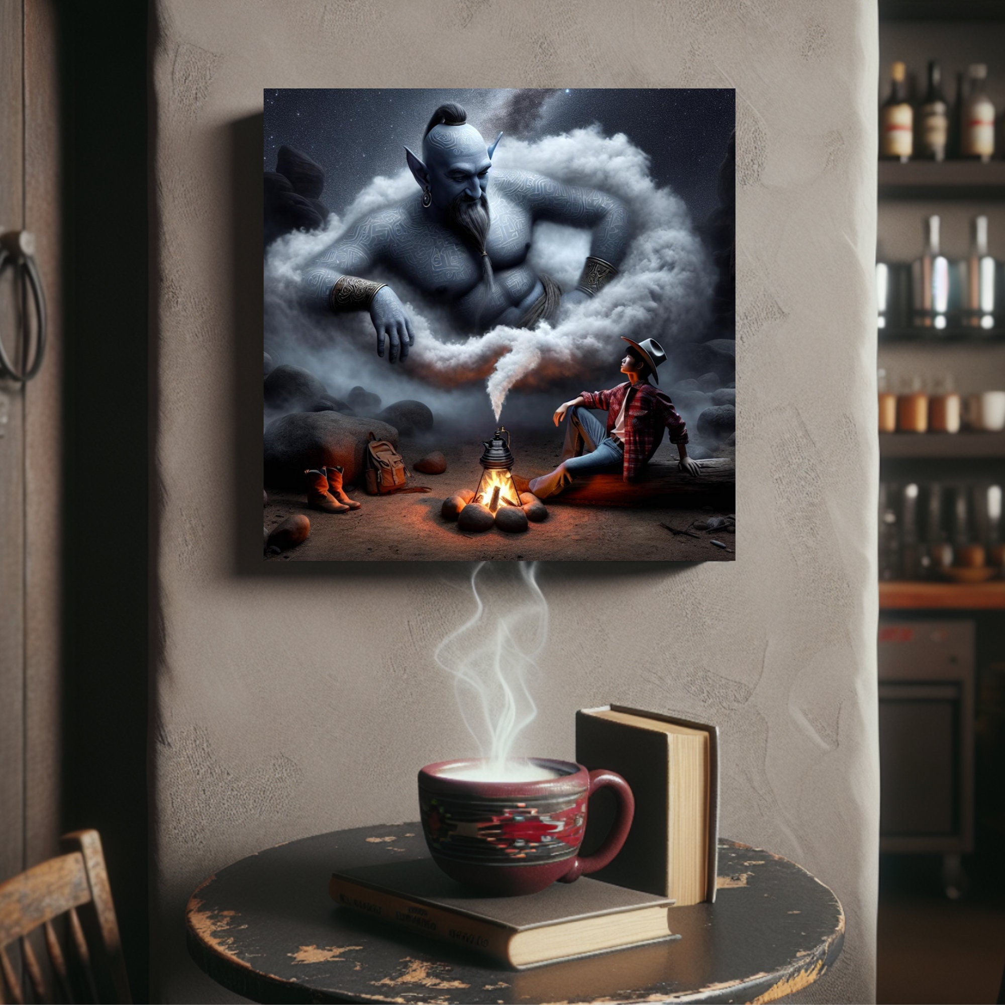 American Cowboy Fairy Tale Wall Art One Thousand and One Nights ...