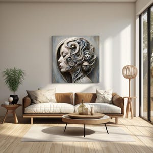 Conception Wall Art Morphic Dream #3 Abstract Watercolor Polymer Clay ...