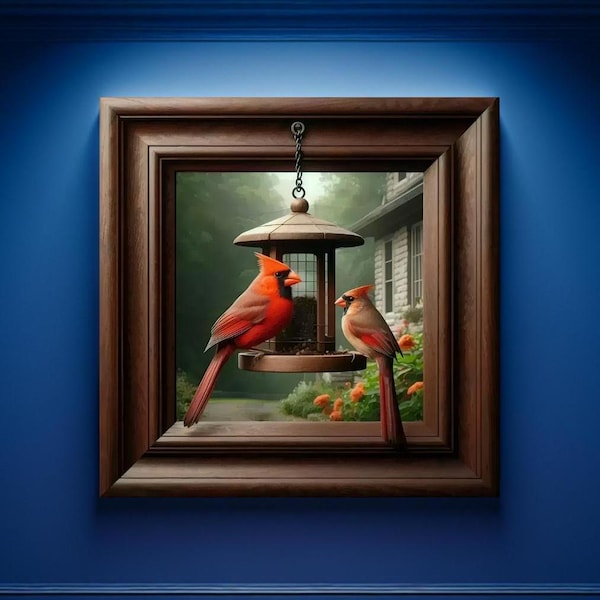 Bird Cardinal - Etsy